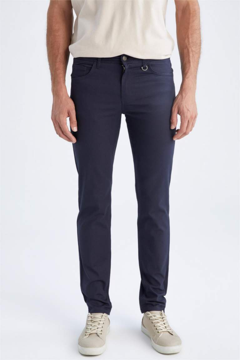 Navy Man Extra Slim Fit Basic Chino Pants 2545151 | DeFacto