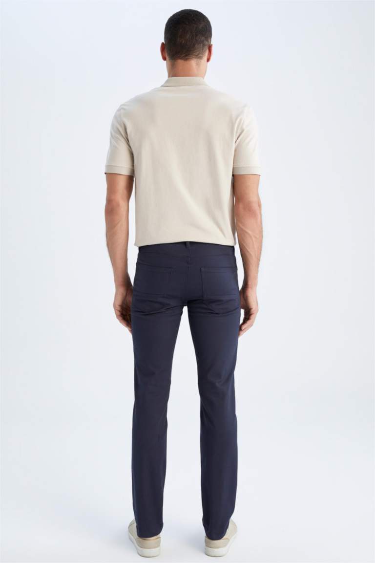 Navy Man Extra Slim Fit Basic Chino Pants 2545151 | DeFacto