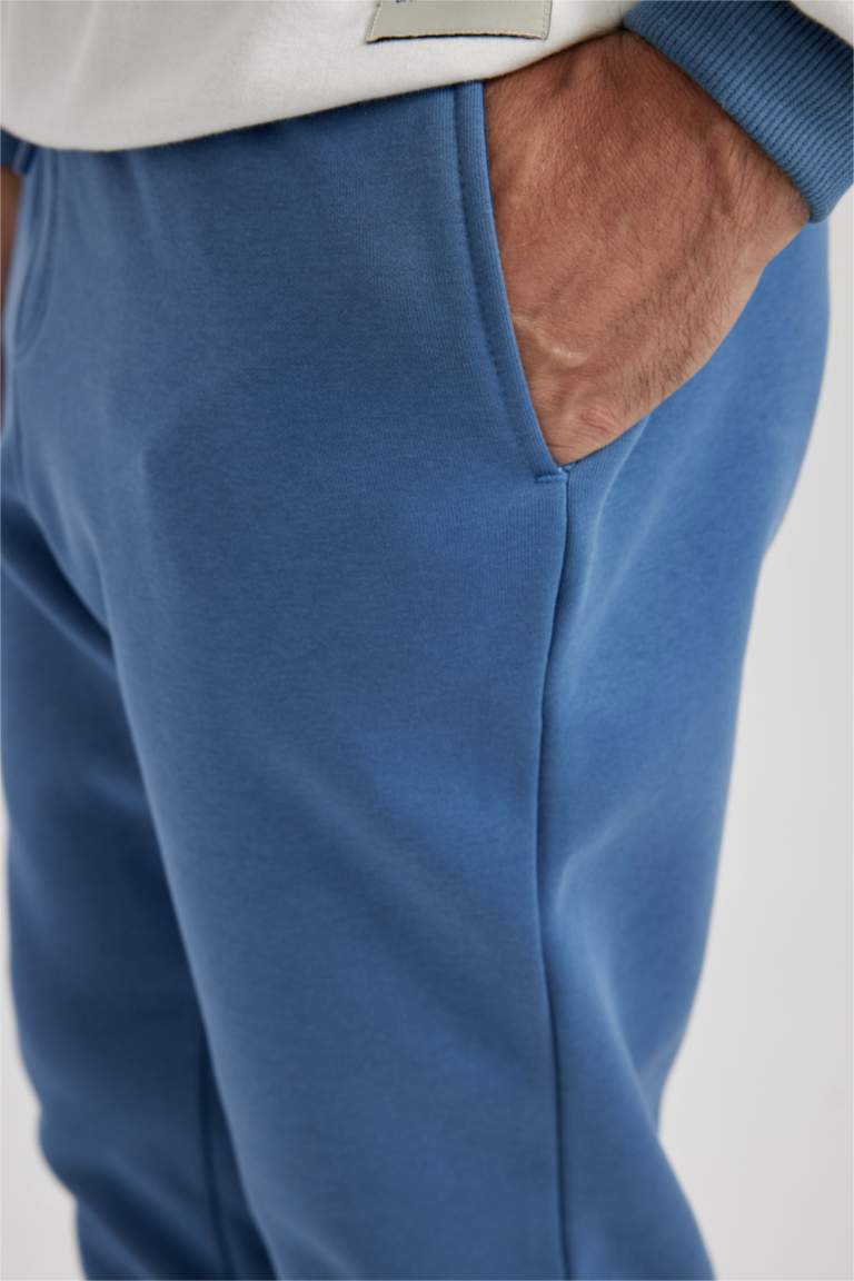 Indigo MAN Relax Fit Flexible Leg Thick Sweatshirt Fabric Sweatpants ...