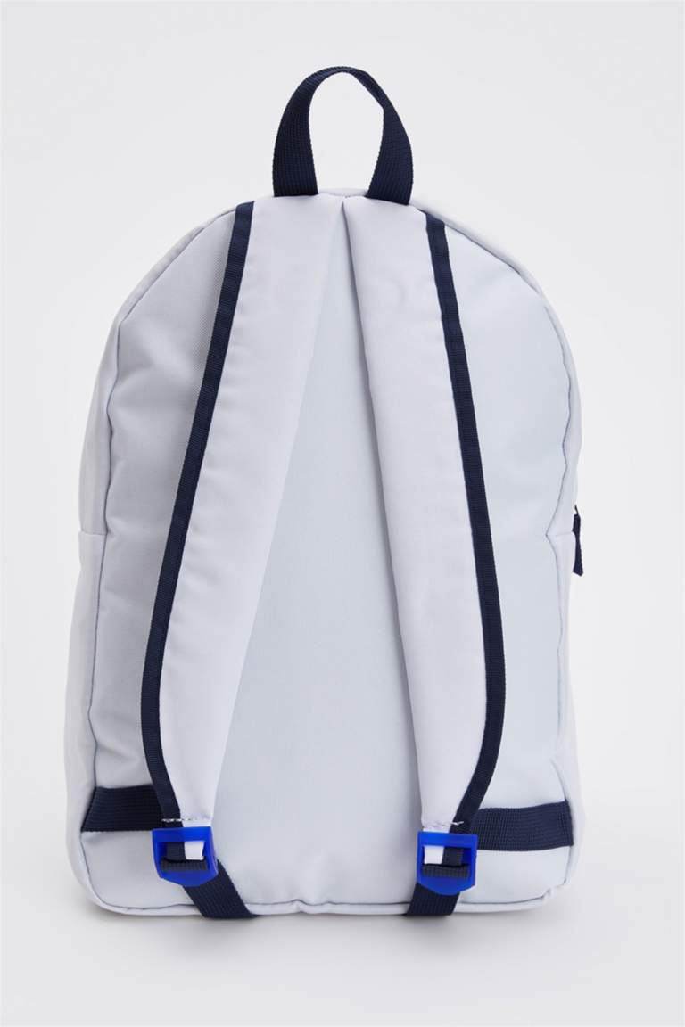 White MAN NASA Licensed Backpack with Laptop Compartment 2336711 | DeFacto
