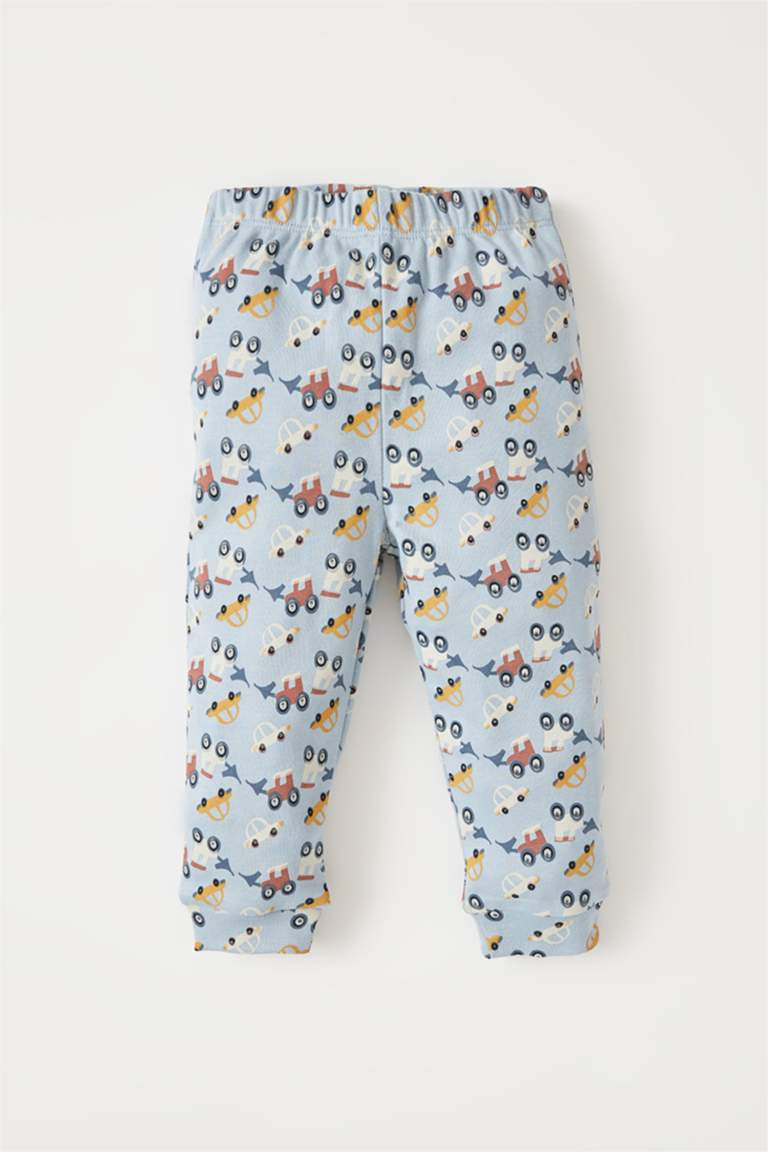 Blue BABY BOY Long Sleeve Car Print Pyjamas Set 2328490 | DeFacto
