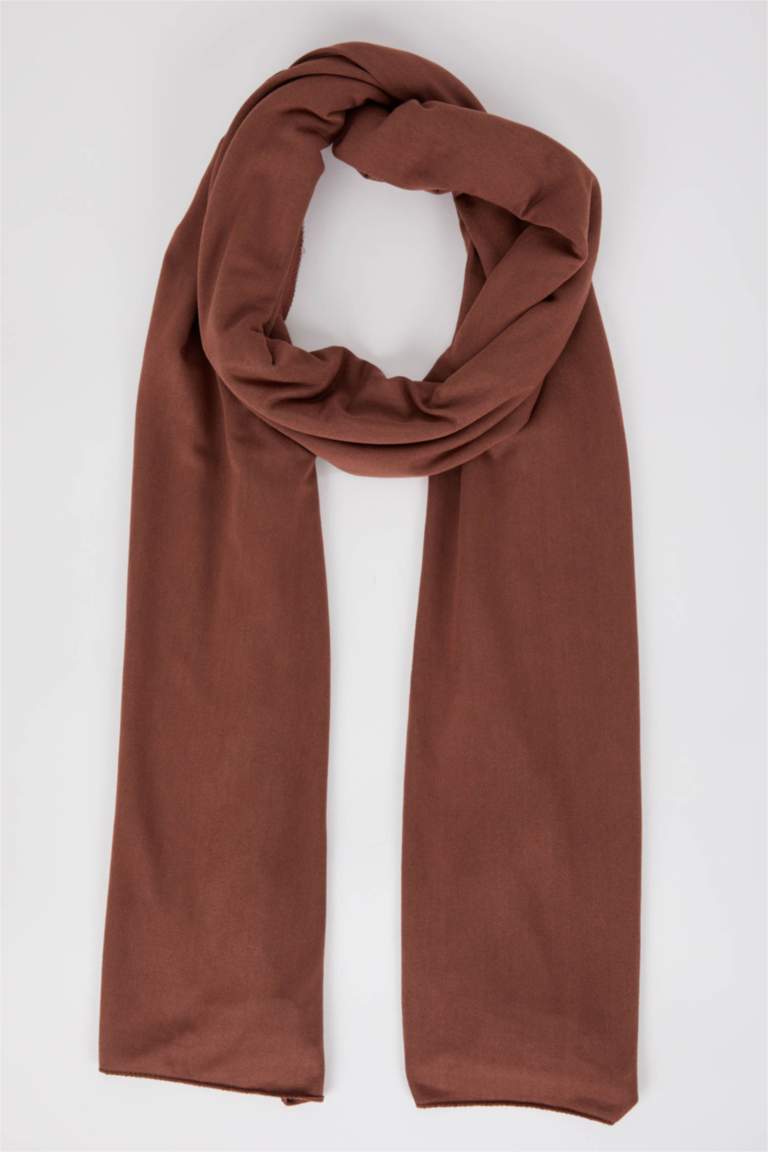 Kahve Kadın Kadın Penye Şal 2418450 | DeFacto