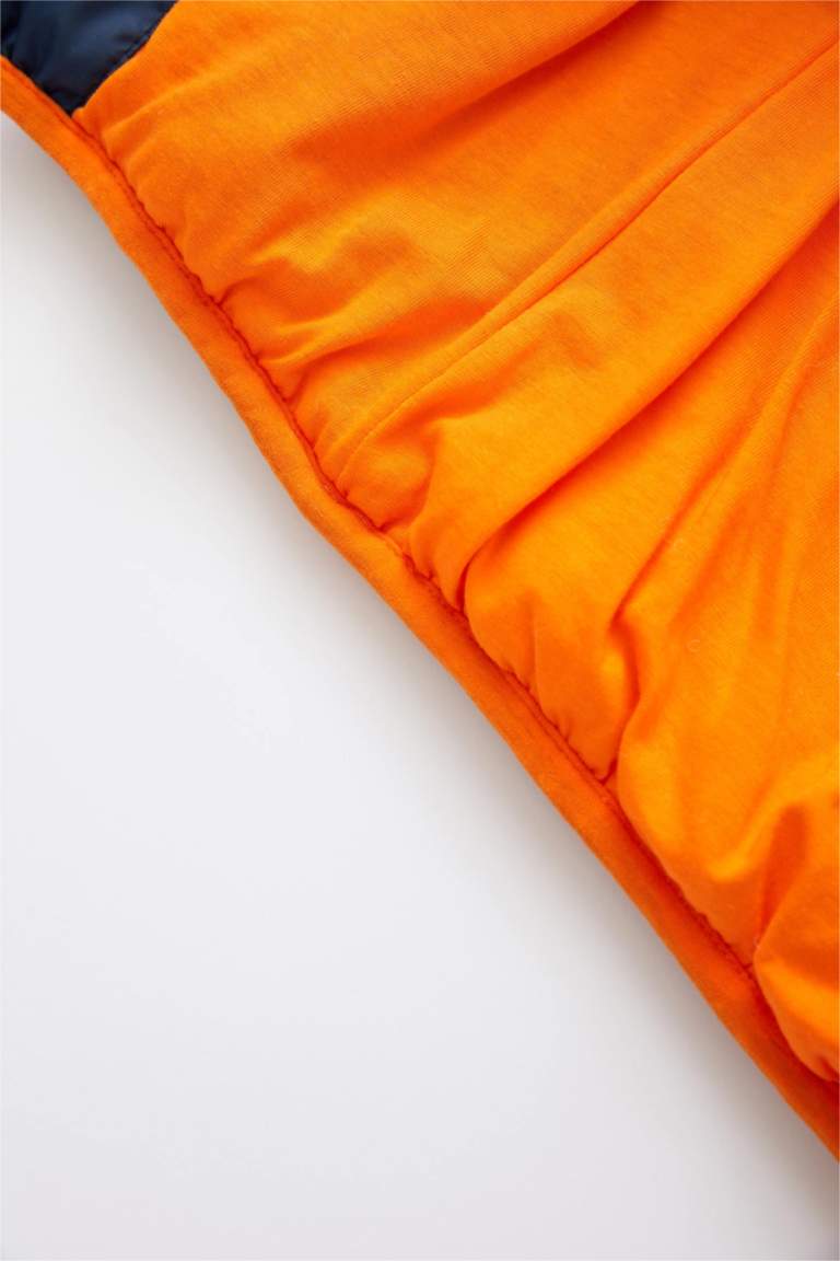 Navy BABY BOY Sleeveless Double Sided Puffer Vest 2384075 | DeFacto