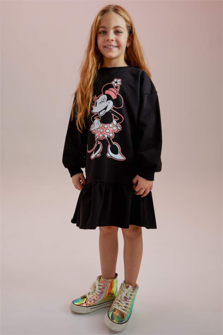 Black Girls & Teens Girl Minnie Mouse Licenced Long Sleeve Flywheel ...