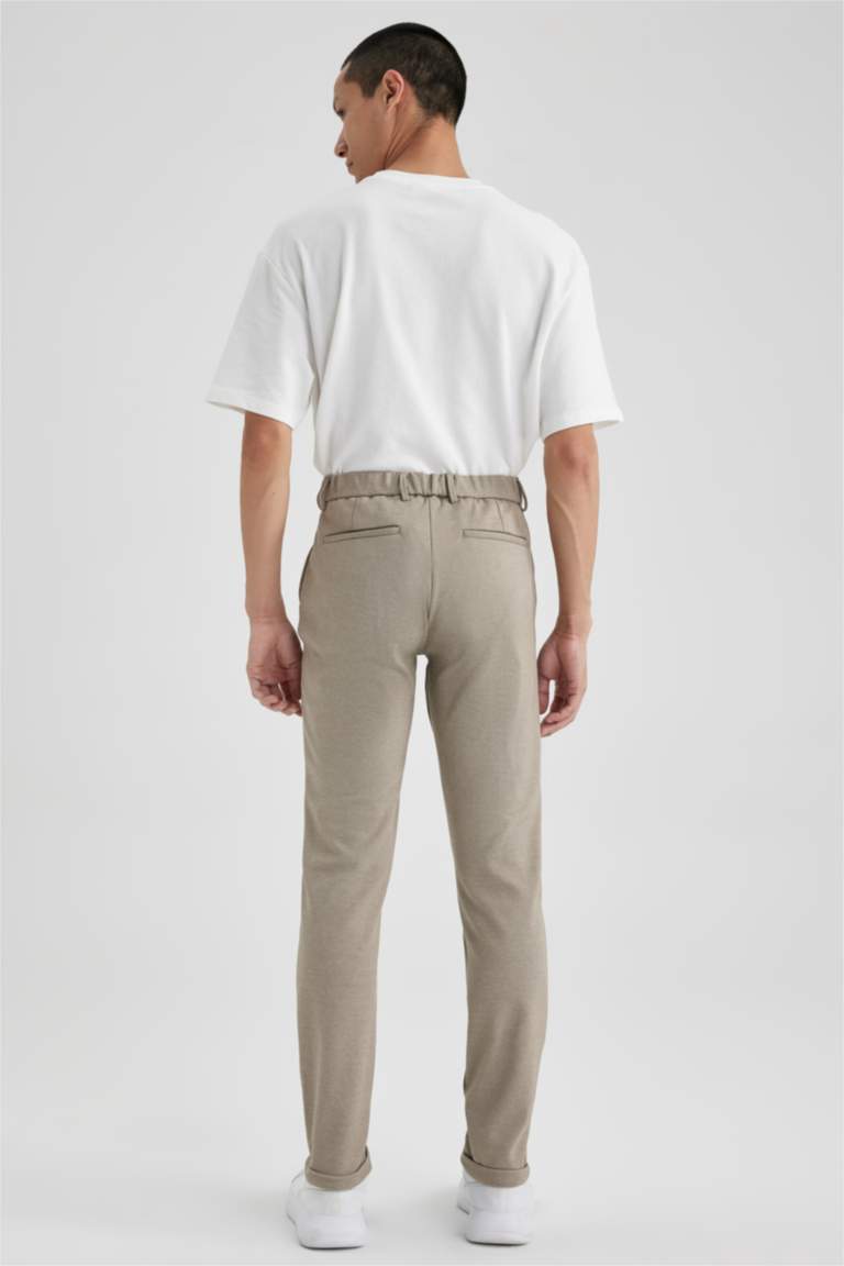 Beige MAN Jogger Fit Basic Chino Pants 2765592 | DeFacto