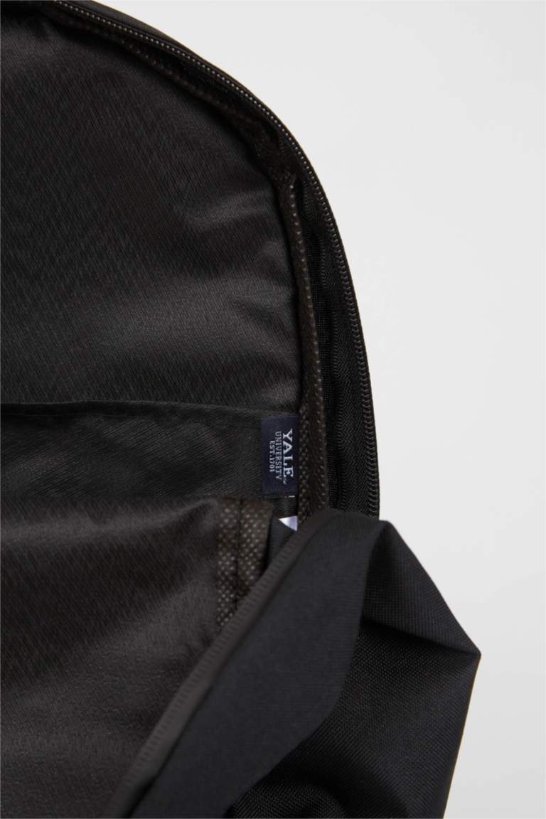 Black MAN Men's Yale University Licensed Large Backpack 2425053 | DeFacto