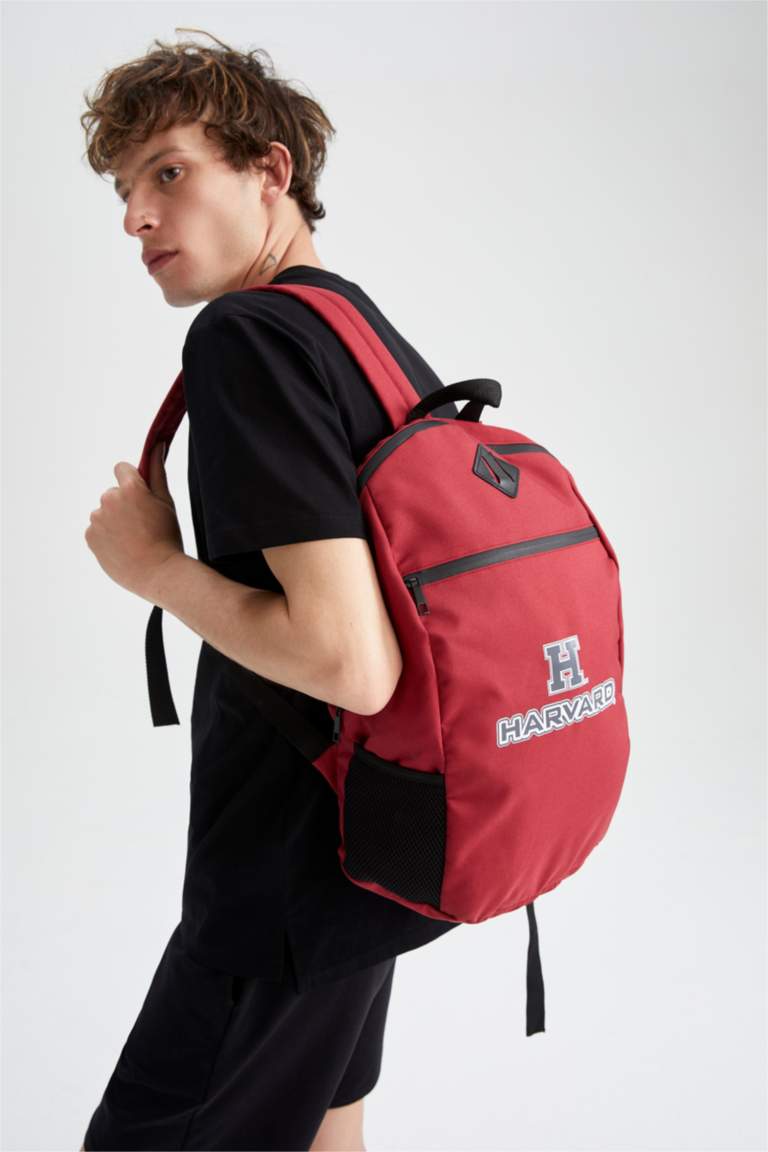 Bordeaux MAN Unisex Harvard University Large Backpack 2428177 | DeFacto