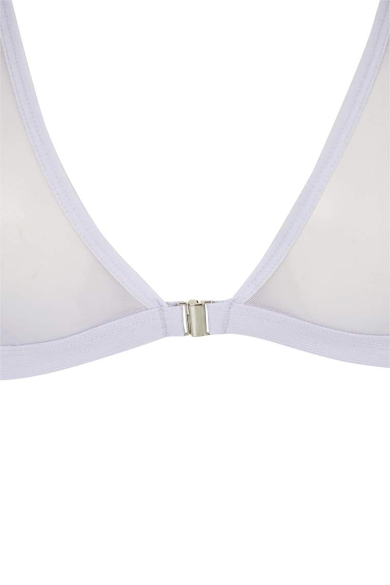 Purple Woman Fall In Love Tulle Clip Detailed Bra Bra 2460908 | DeFacto