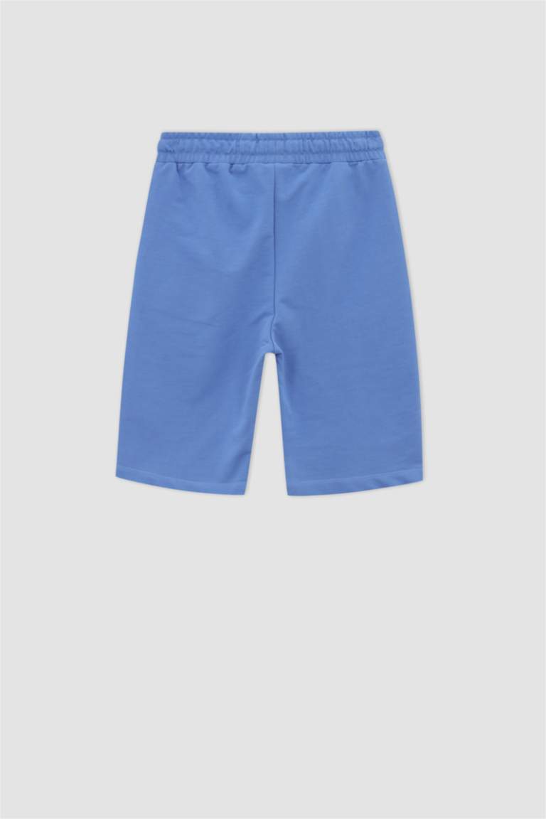 Bleu GARÇONS Bermuda garçon coupe classique à taille élastique 2443761 ...