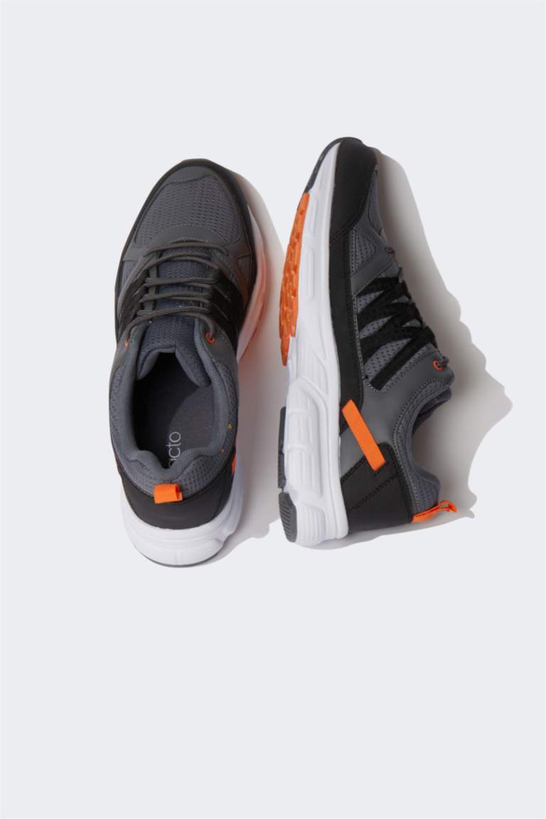 Anthracite HOMME Baskets PU Lacé 2630782 | DeFacto