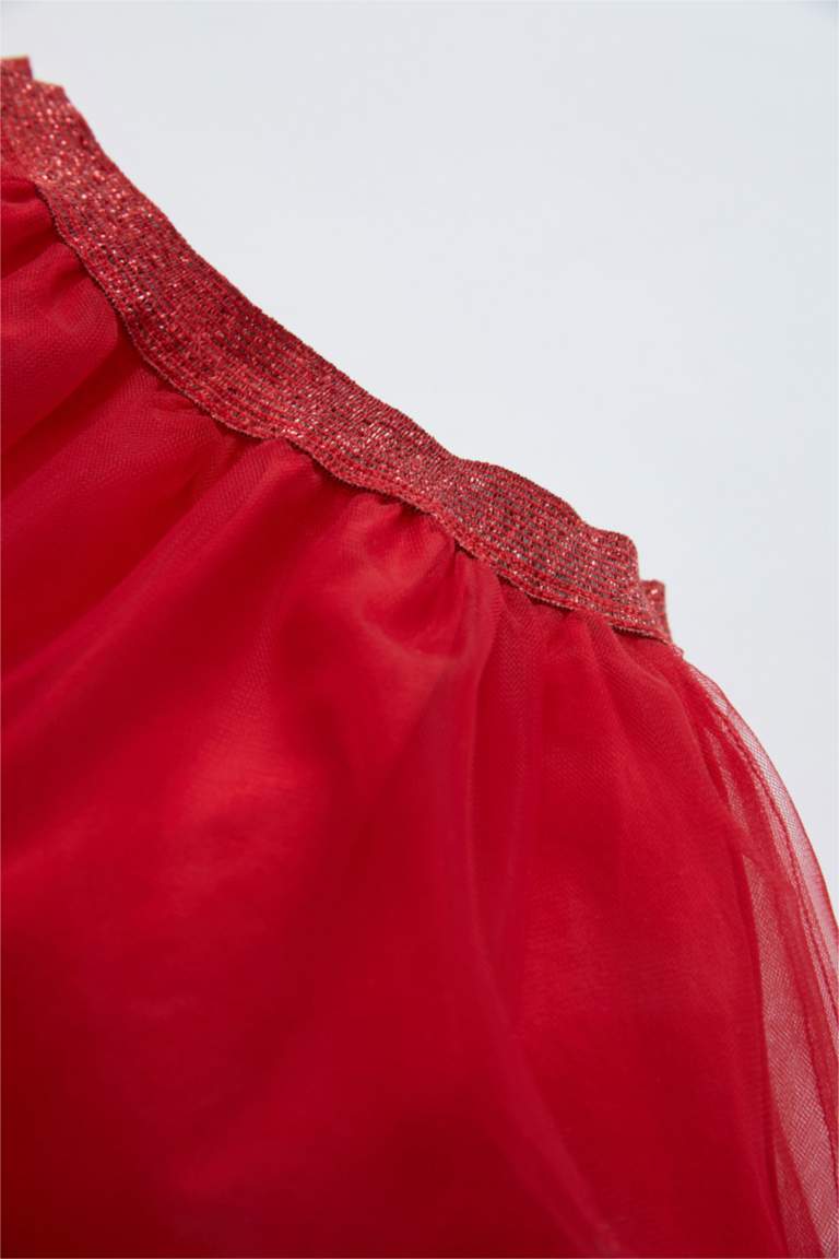 Red Baby Girl Regular Fit Tulle Skirt 2442533 | DeFacto