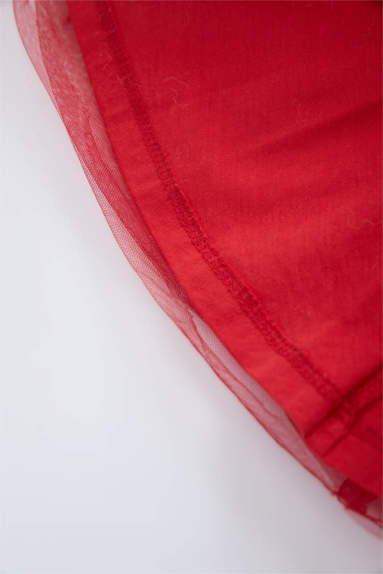 Red Baby Girl Regular Fit Tulle Skirt 2442533 | DeFacto