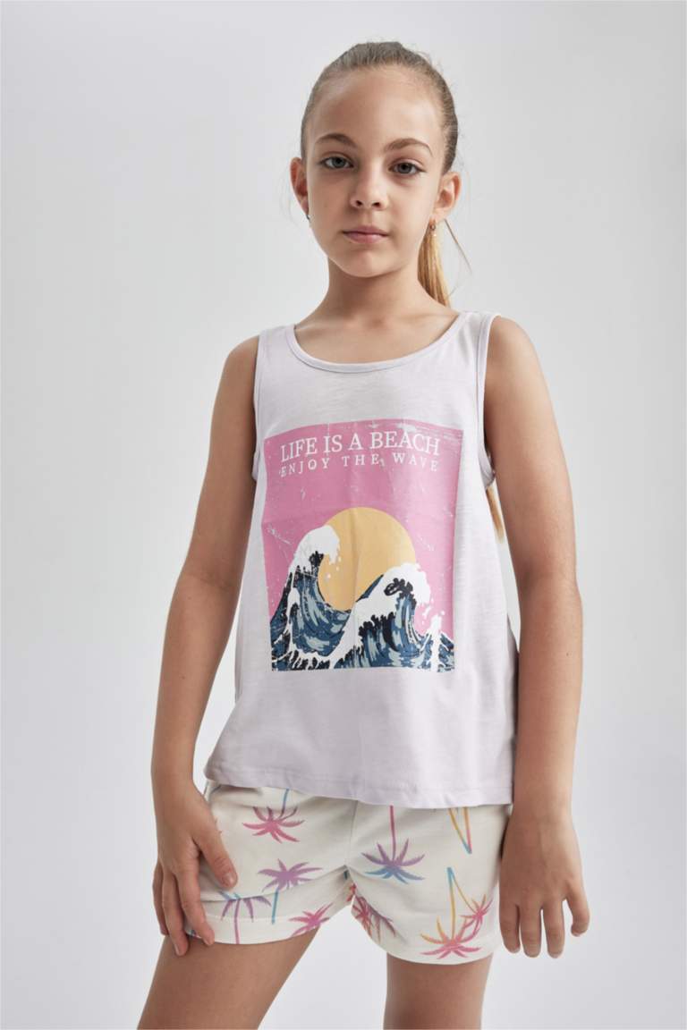 Purple GIRLS & TEENS Girl Regular Fit Printed Back Detailed T-Shirt ...
