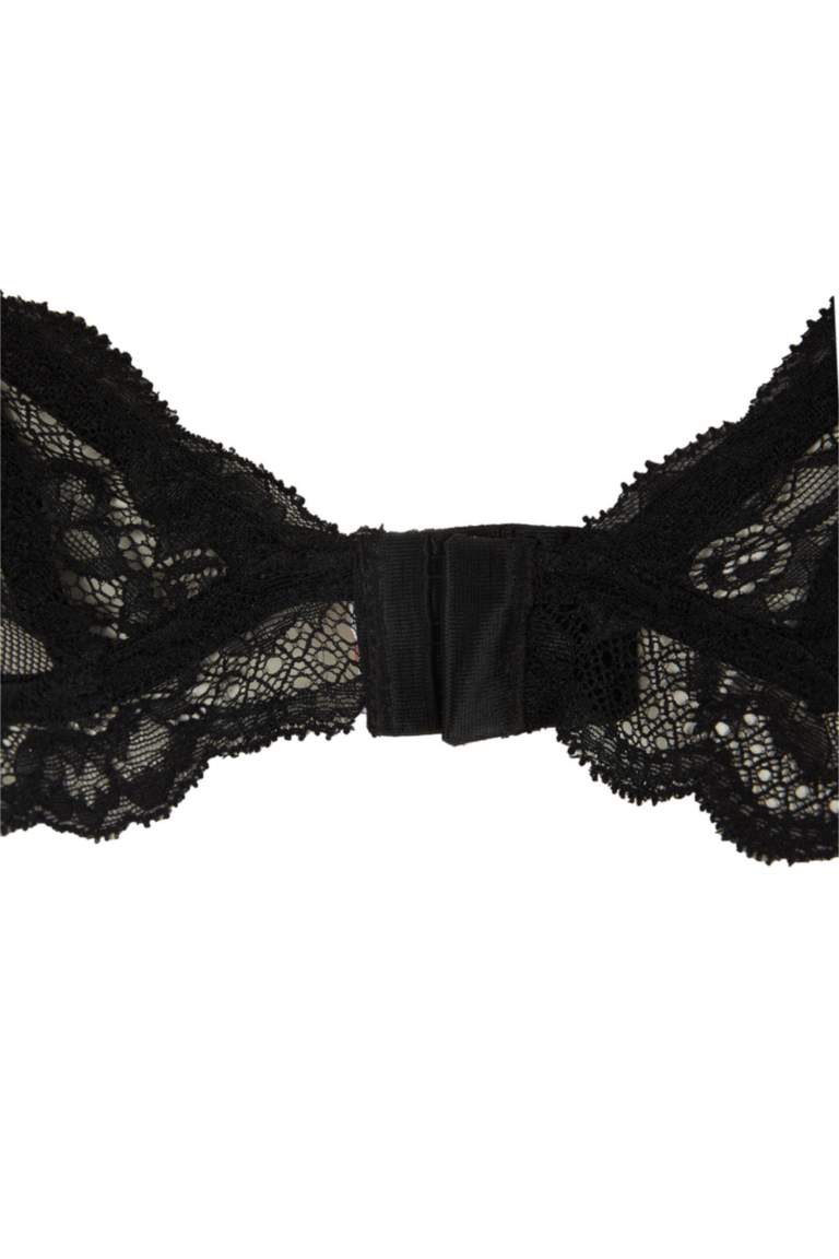 Black WOMEN Fall in Love Full Lace Bra 2542062 | DeFacto