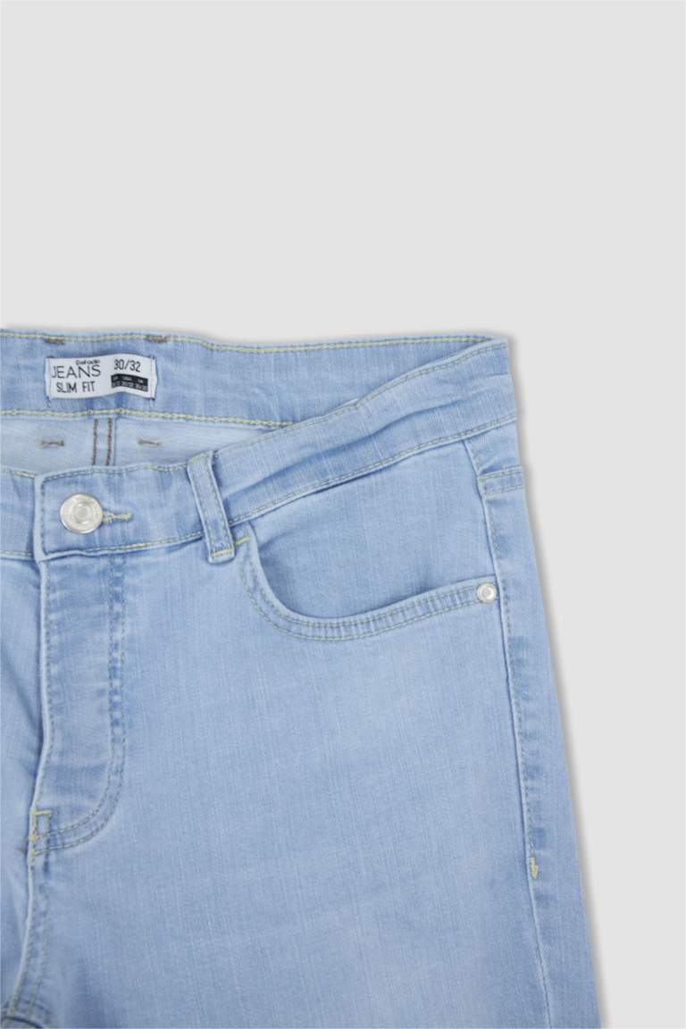 Blue MAN Pedro Slim Fit Normal Waist Slim Leg Jeans 2536353 | DeFacto
