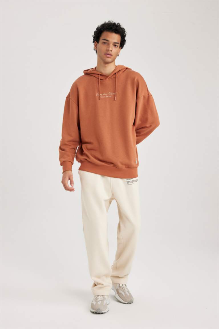 Beige MAN Regular Fit Regular Hem With Pockets Sweatpants 2839234 | DeFacto