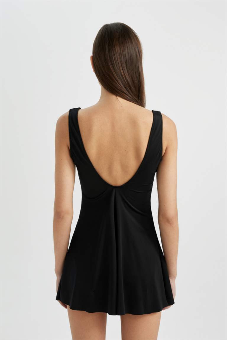 Black WOMAN Fall in Love Regular Fit Swimwear 2771956 | DeFacto