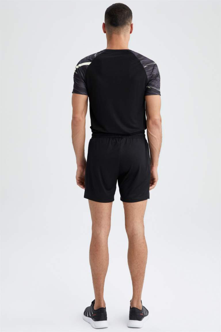 Black MAN Defacto Fit Slim Fit Shorts 2631394 | DeFacto