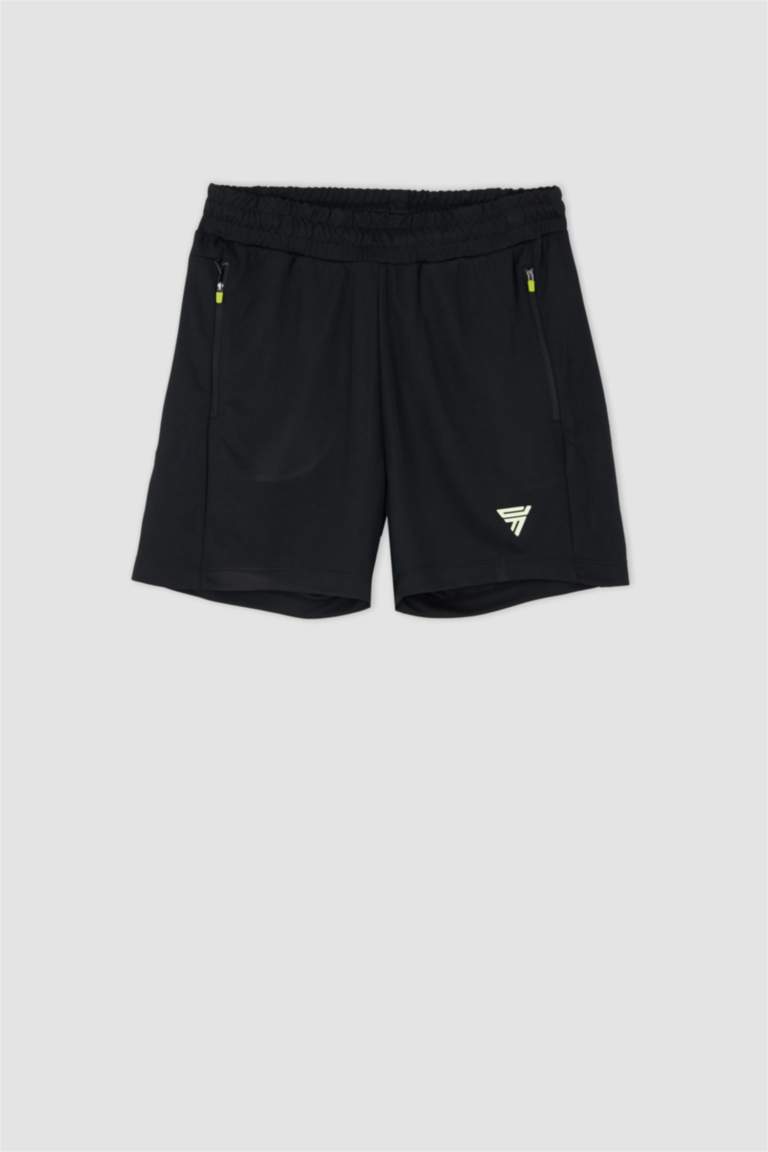 Black MAN Defacto Fit Slim Fit Shorts 2631394 | DeFacto