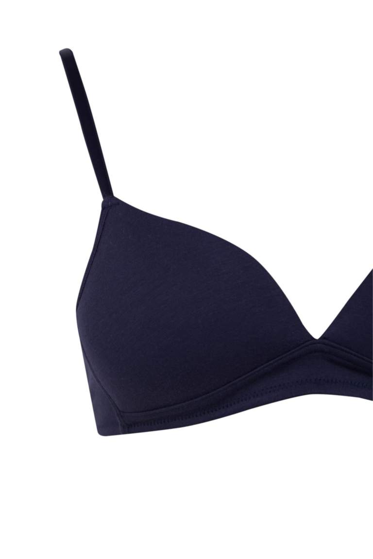 Navy WOMAN Fall in Love Padded Cotton Bra 3156855 | DeFacto