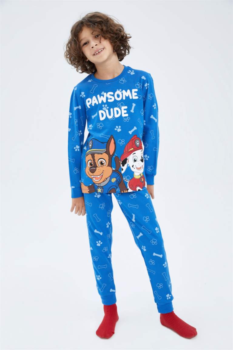 Blue Boys & Teens 2 piece Regular Fit PAW Patrol Licensed Knitted ...