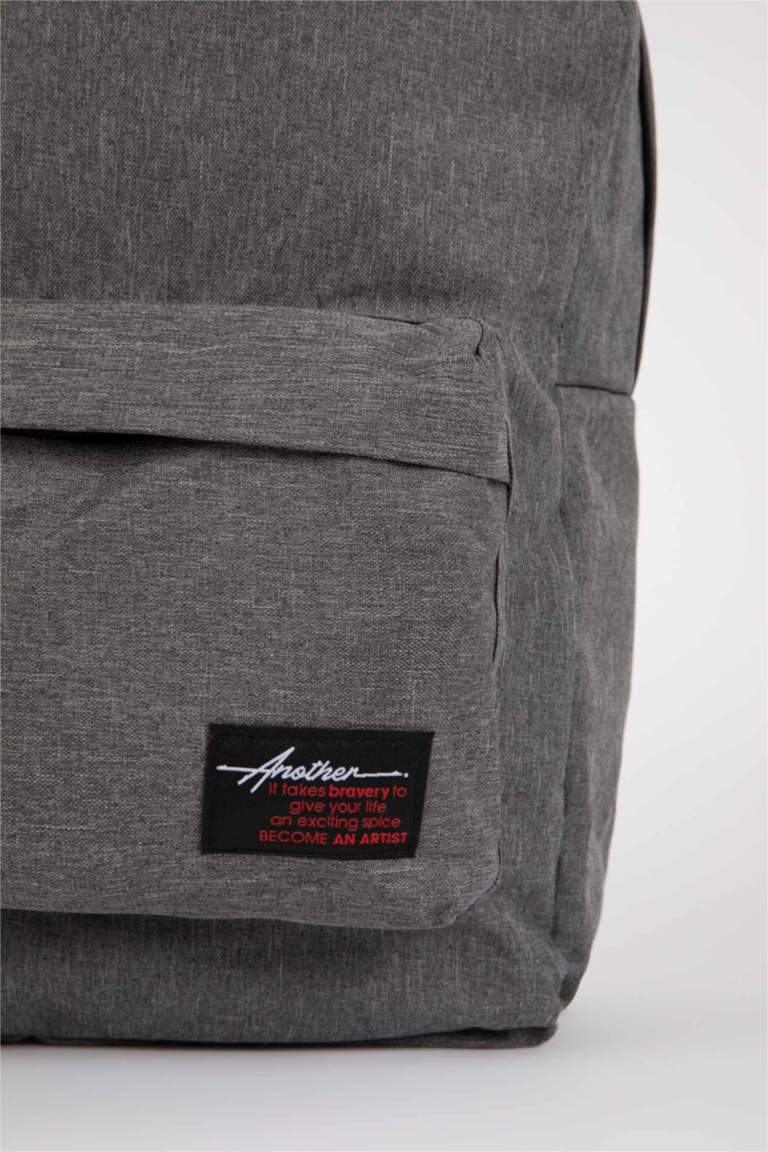 Grey MAN Unisex School Backpack 2544161 | DeFacto