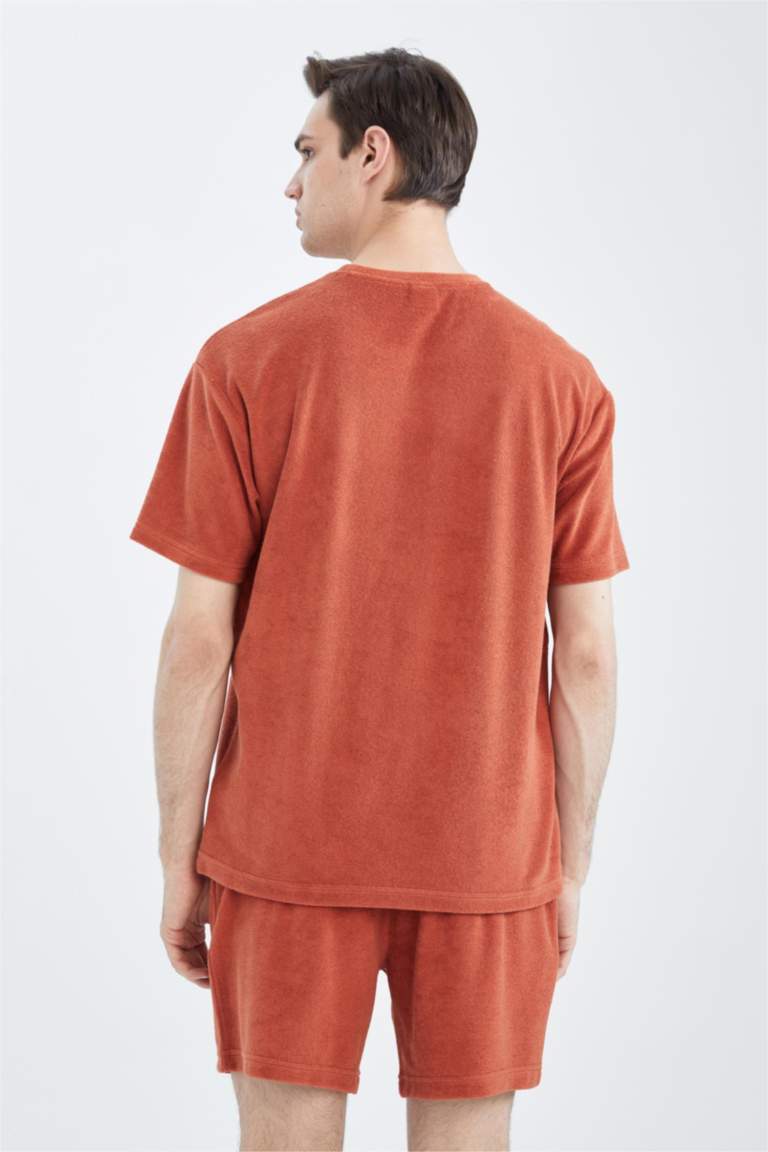 Orange Man Boxy Fit Crew Neck T-Shirt 2544205 | DeFacto