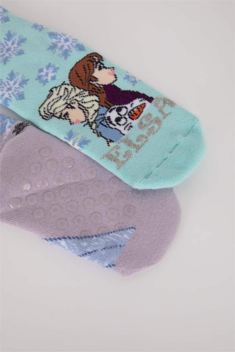Mixed Color GIRLS & TEENS Girl Frozen Licensed 2 piece Terry Socks ...