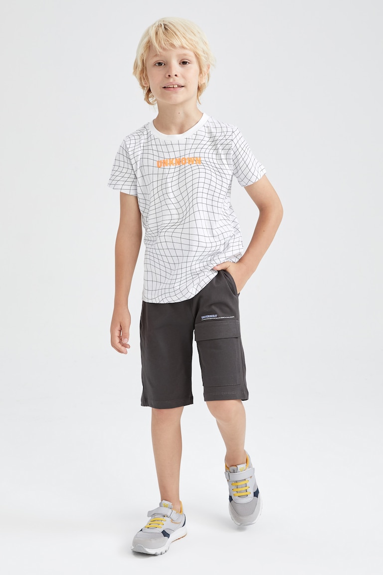 Anthracite BOYS & TEENS Boys Shorts 2565458 | DeFacto