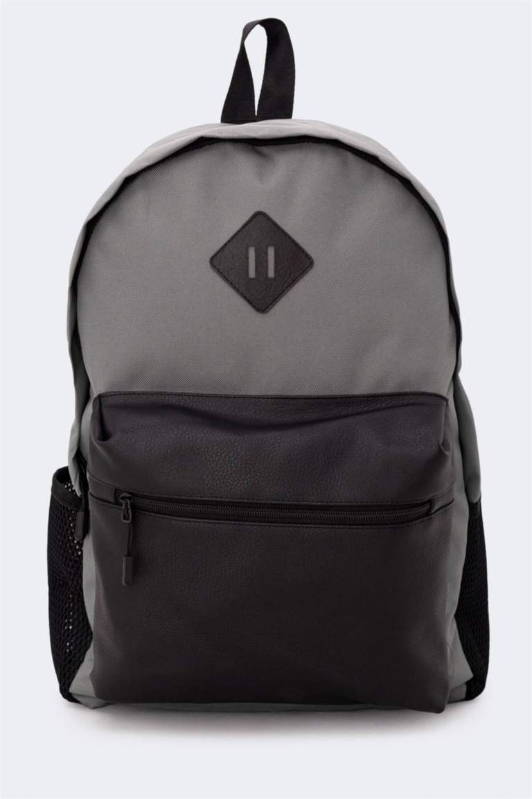 Black MAN Faux Leather Backpack 2563644 | DeFacto