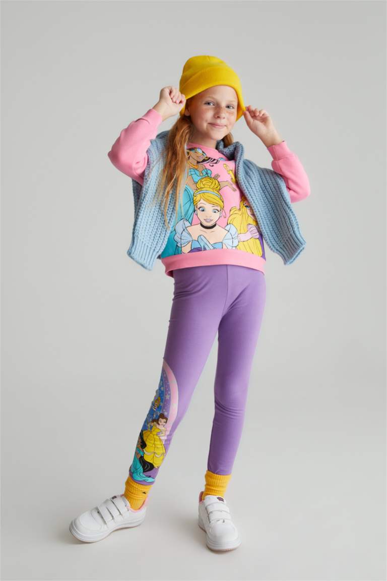 Pink GIRLS & TEENS Regular Fit Disney Princess Licensed Crew Neck ...