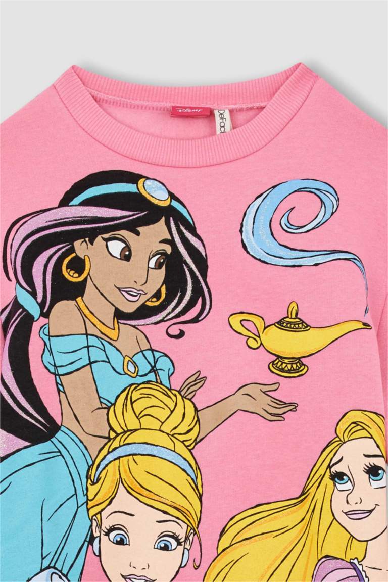 Pink GIRLS & TEENS Regular Fit Disney Princess Licensed Crew Neck ...