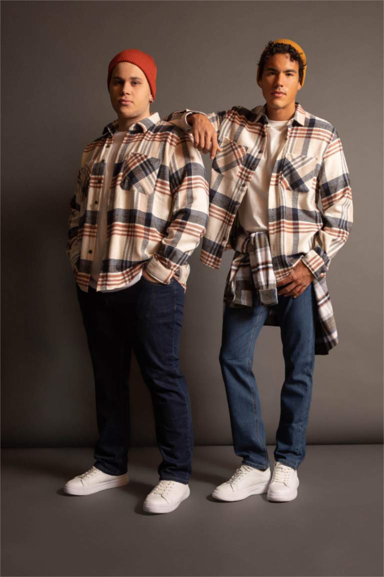 Blue MAN Sergio Regular Fit Trousers 2645810 | DeFacto