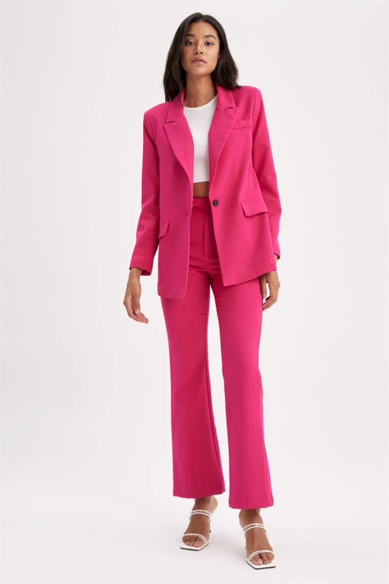 Pink WOMAN Oversized Fit Blazer 2667386 | DeFacto