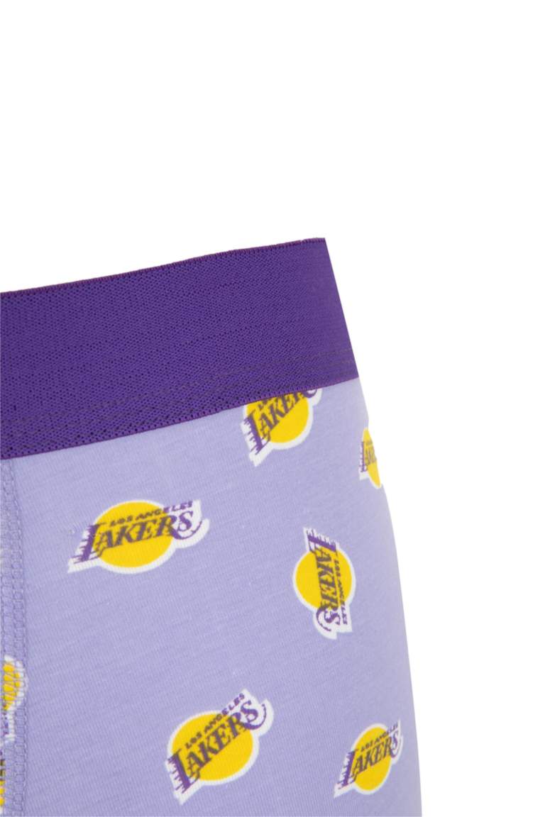 Mor Erkek NBA Los Angeles Lakers Regular Fit Boxer 2723375 | DeFacto