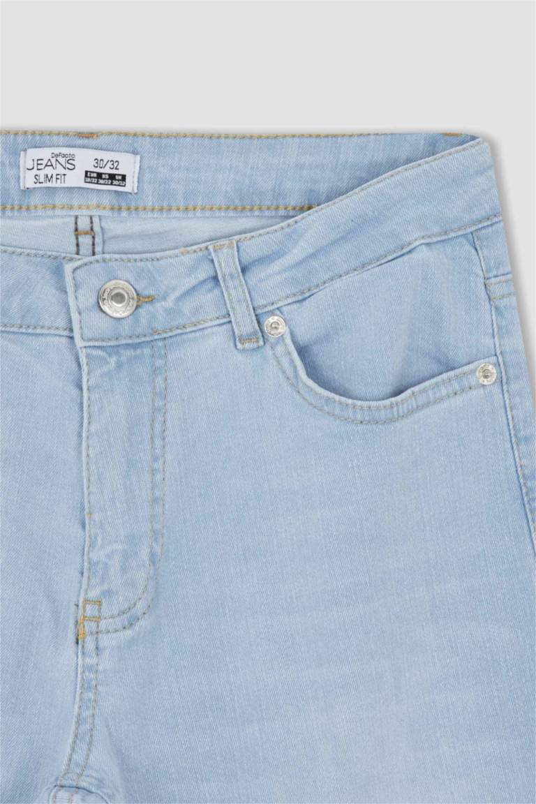 Blue MAN Pedro Slim Fit Normal Waist Slim Leg Jeans 2657468 | DeFacto