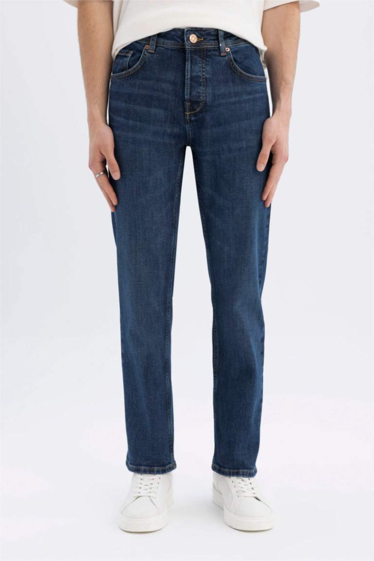 Blue Man Wiser Wash Sergio Regular Fit Normal Waist Jeans 2935151 | DeFacto
