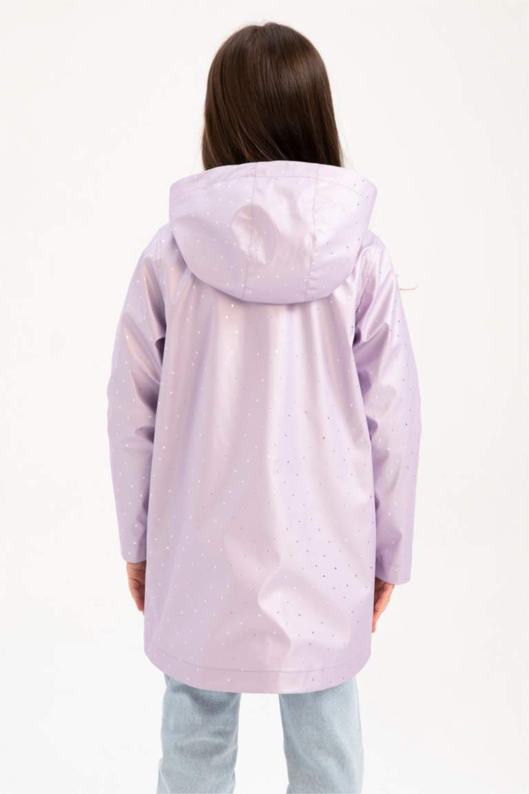 Purple GIRLS & TEENS Girls Waterproof Hooded Raincoat 2714318 | DeFacto