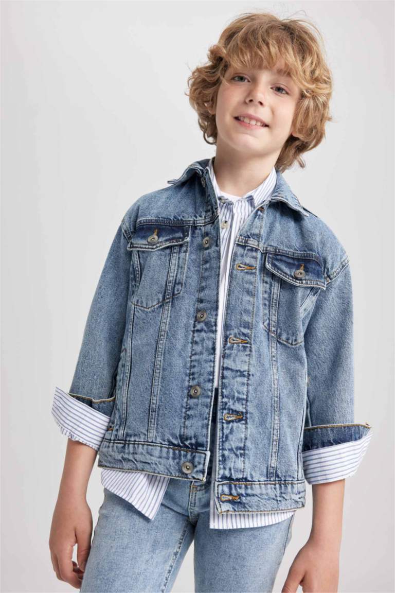 Blue BOYS & TEENS Boy Jean Jacket 2764911 | DeFacto