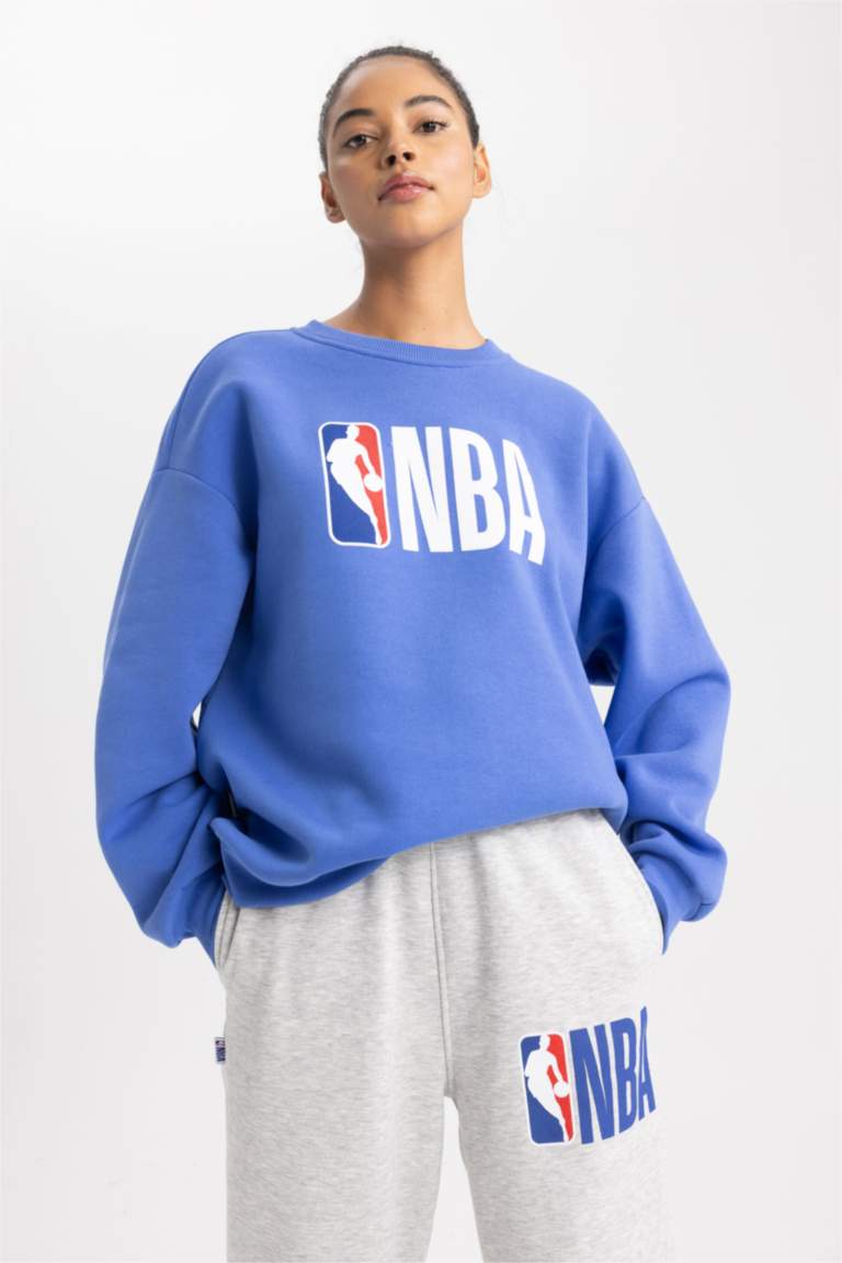 Blue WOMAN NBA Licensed Long Sleeve Sweatshirt 2904533 | DeFacto