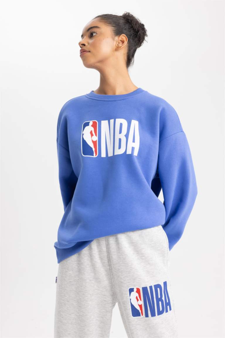 Blue WOMAN NBA Licensed Long Sleeve Sweatshirt 2904533 | DeFacto