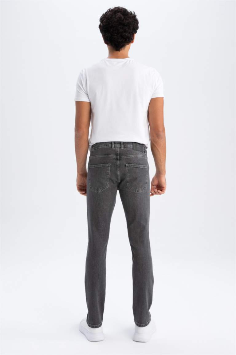 Grey MAN Pedro Slim Fit Slim Fit Normal Waist Narrow Leg Jeans 2768299 ...