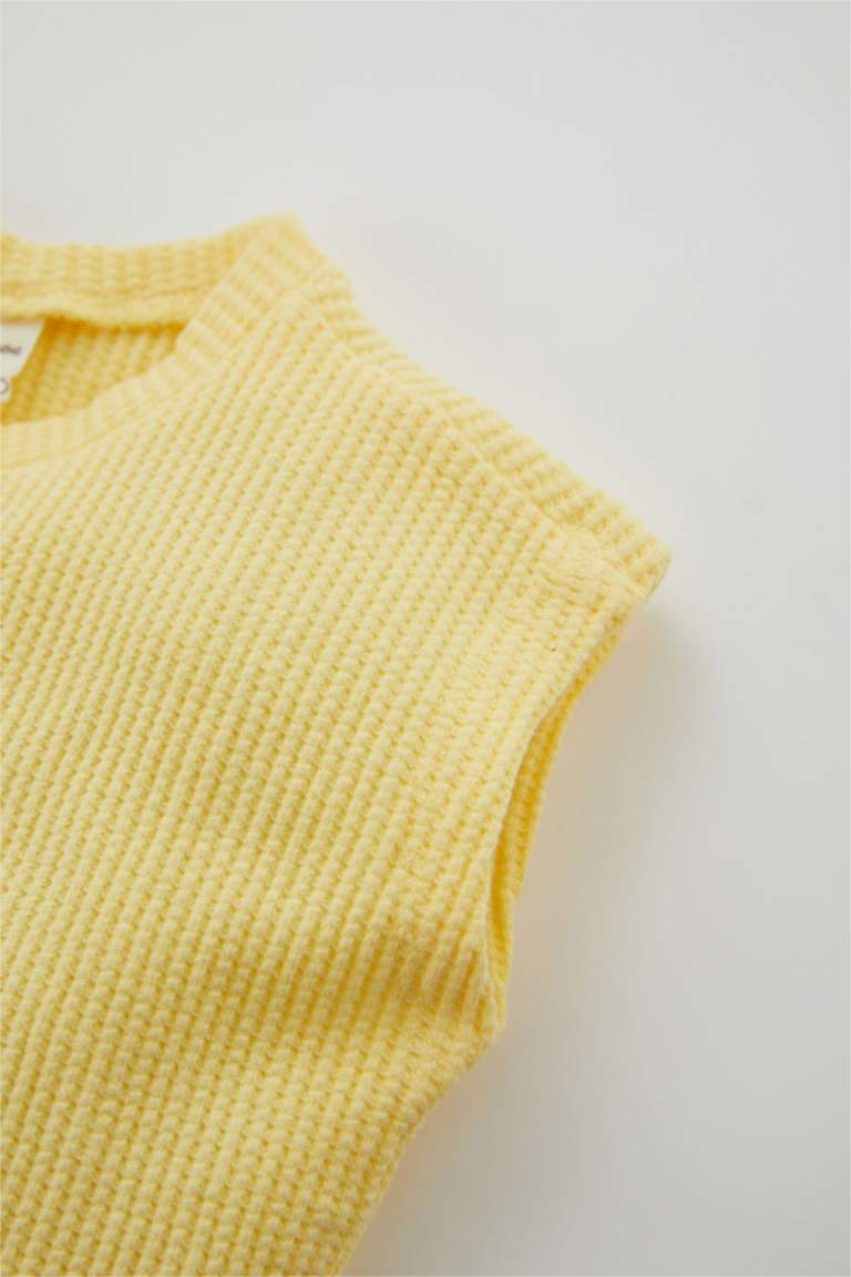 Yellow BABY BOY Baby Boy Waffle Set of 2 2729865 | DeFacto