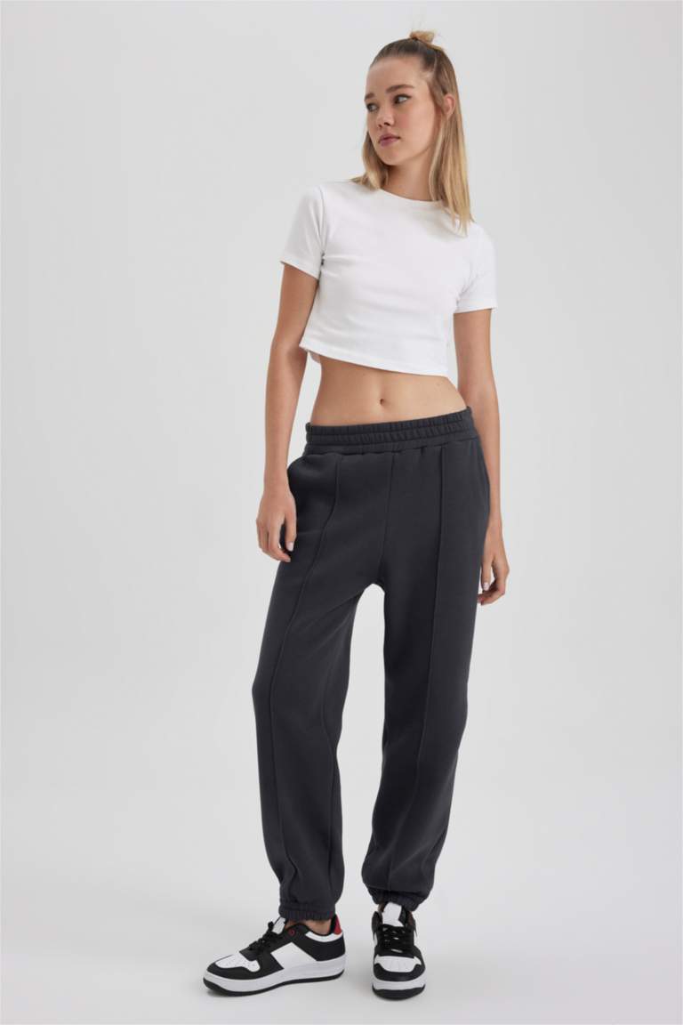 Anthracite WOMAN Coool Basic Jogger Sweatpants 2795347 | DeFacto