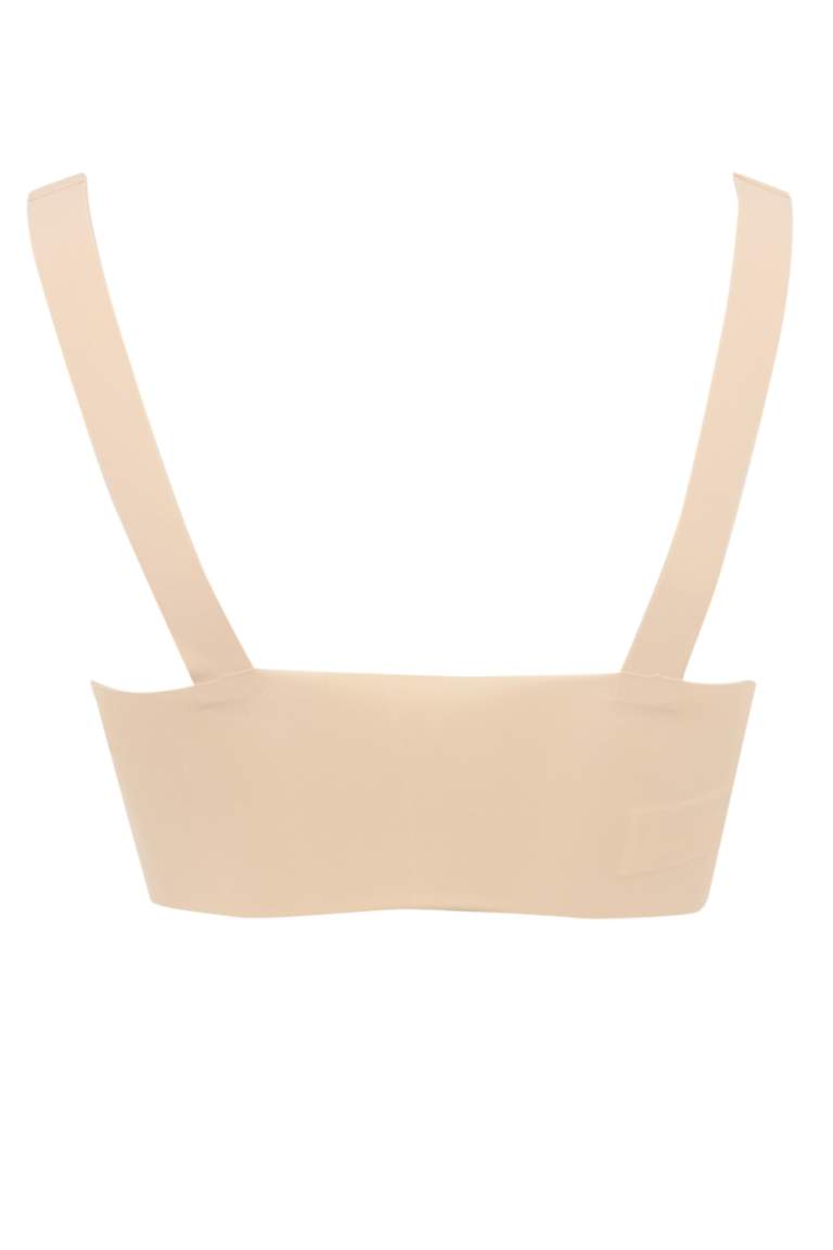 Beige Woman Fall in Love Laser Cut Removable Pad Bra 2743747 | DeFacto