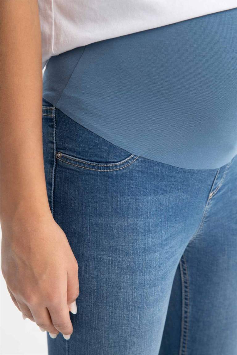 Blue WOMAN Skinny Fit Maternity Pants 2723462 | DeFacto