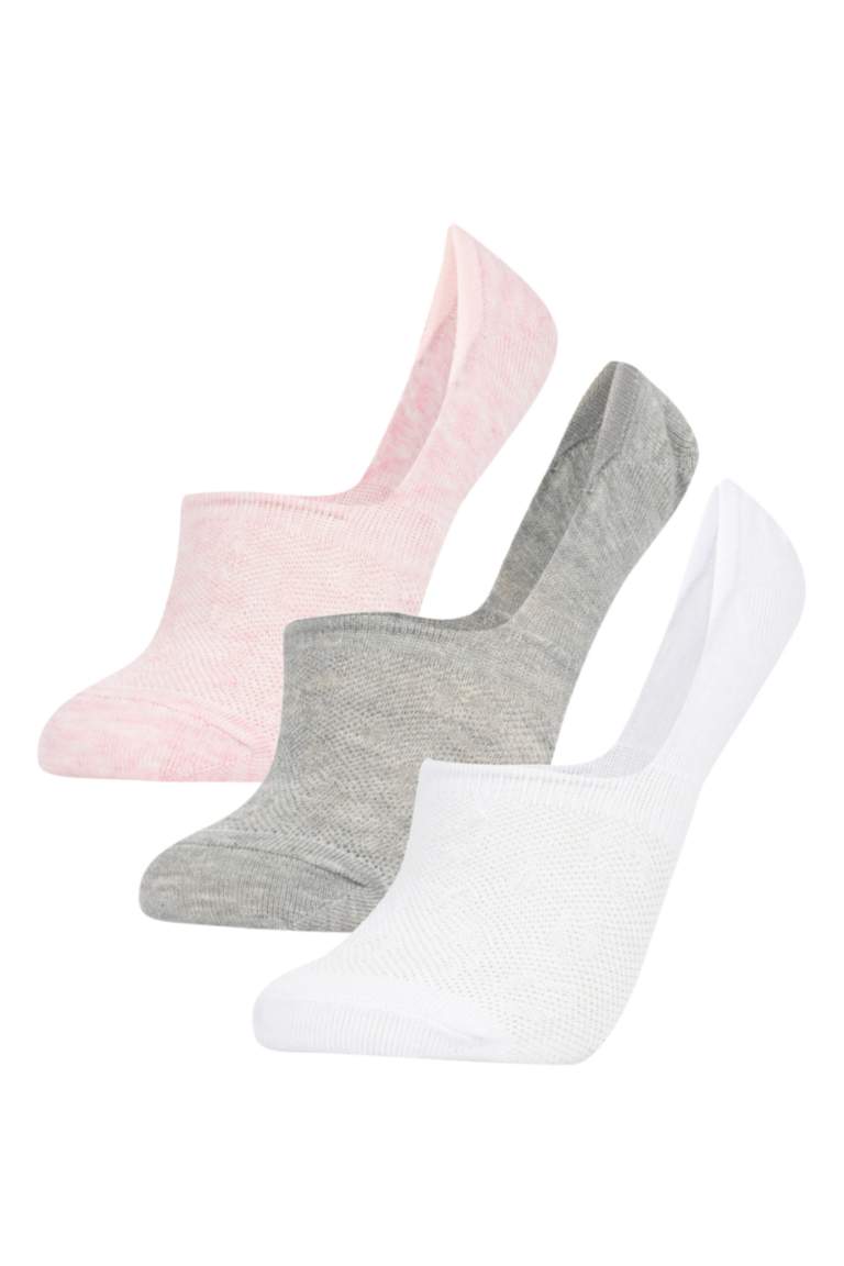 Mixed Color WOMAN Women 3 Pack Cotton Ballet Socks 2779854 | DeFacto