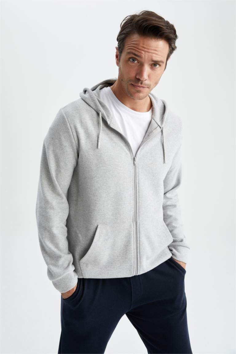 Gri Erkek Regular Fit Hırka 2733557 | DeFacto