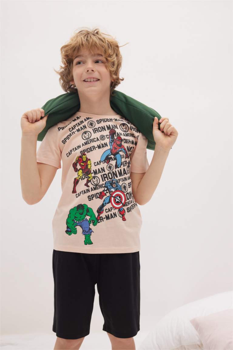 Orange Boys & Teens Boy Regular Fit Marvel Comics Pajamas 2792084 | DeFacto