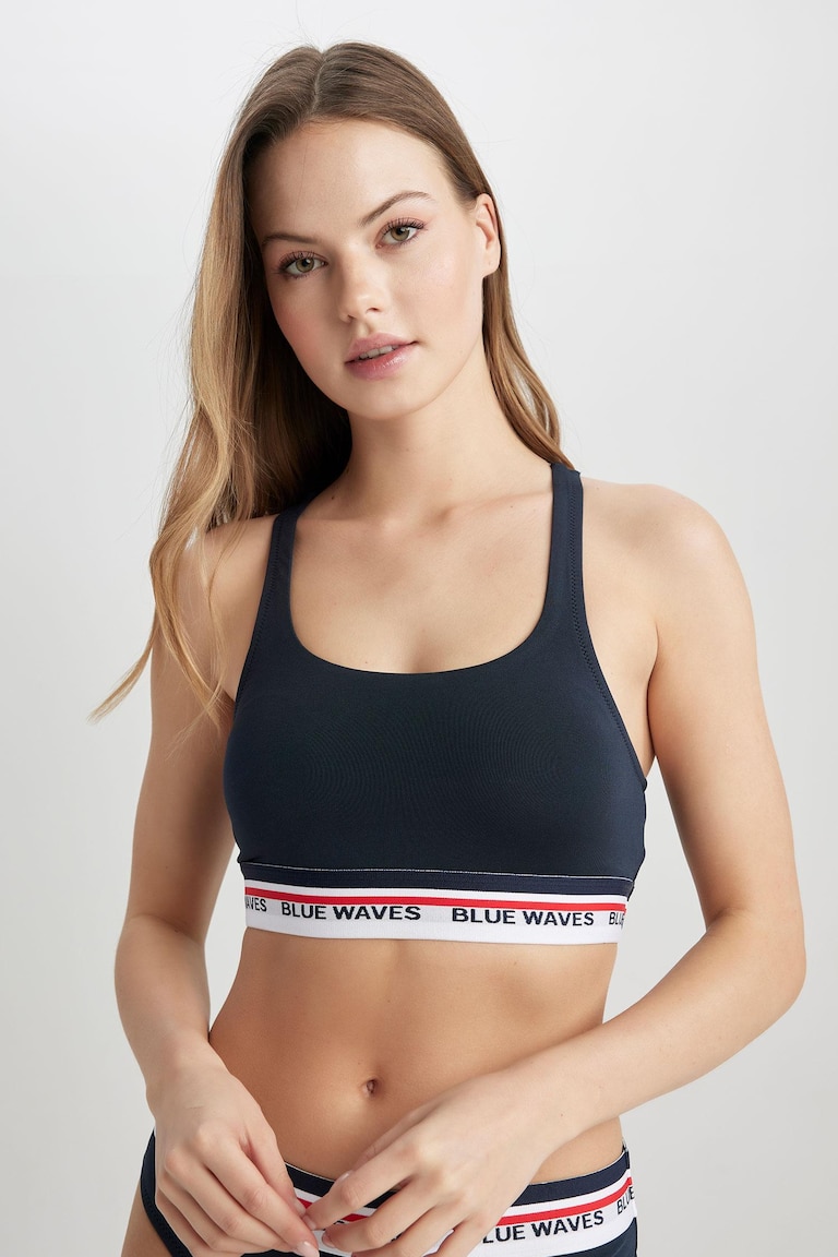 Navy Woman Defacto Fit Bikini Top 2813142 Defacto